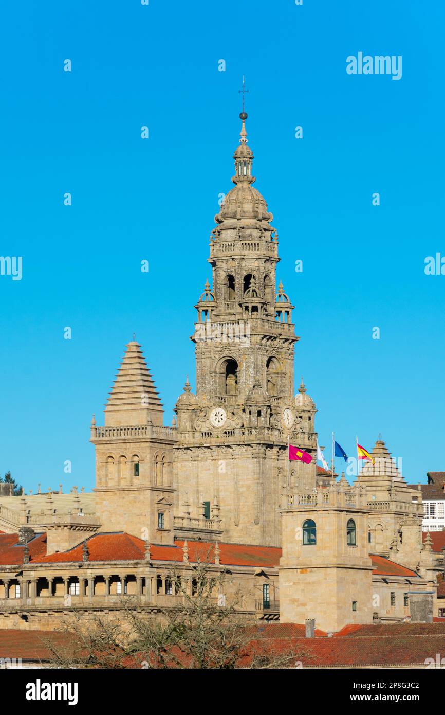 Santiago de Compostela Archcathedral Basilica. A place of pilgrimage on ...