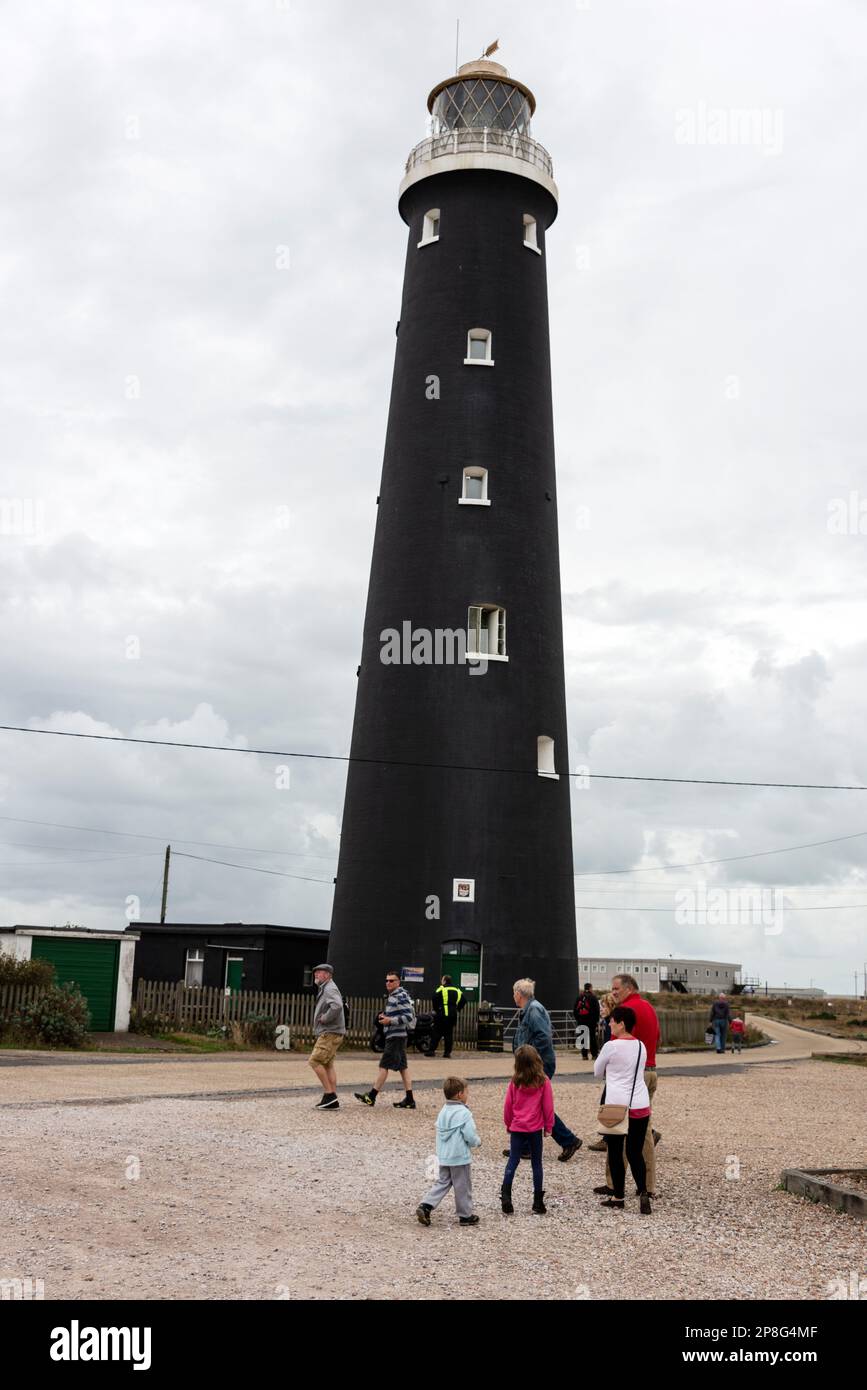The tall stand-alone decommissioned, Old Lighthouse in a National ...
