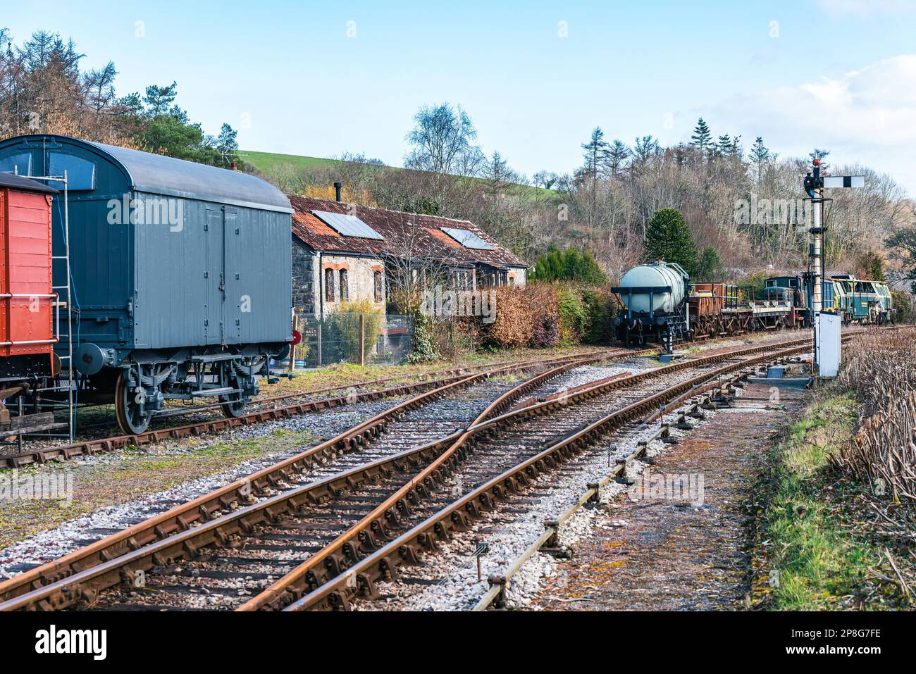 South Devon Railway Trust in Staverton - English Village, Totnes, Devon ...