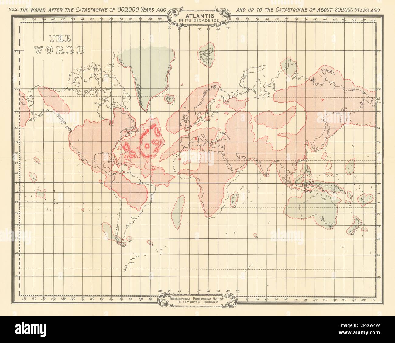 Atlantis in its Decadence. World 800,000-200,000 BC. SCOTT-ELLIOT 1925 ...