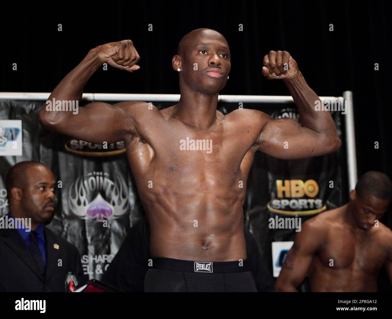 Boxer Antonio Tarver poses for photos during an official weigh-in ...
