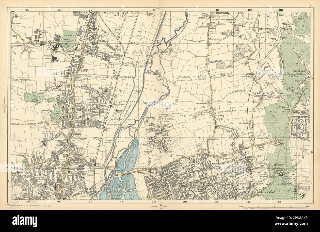 TOTTENHAM WALTHAMSTOW EDMONTON Chingford Hale End Epping Forest. BACON ...