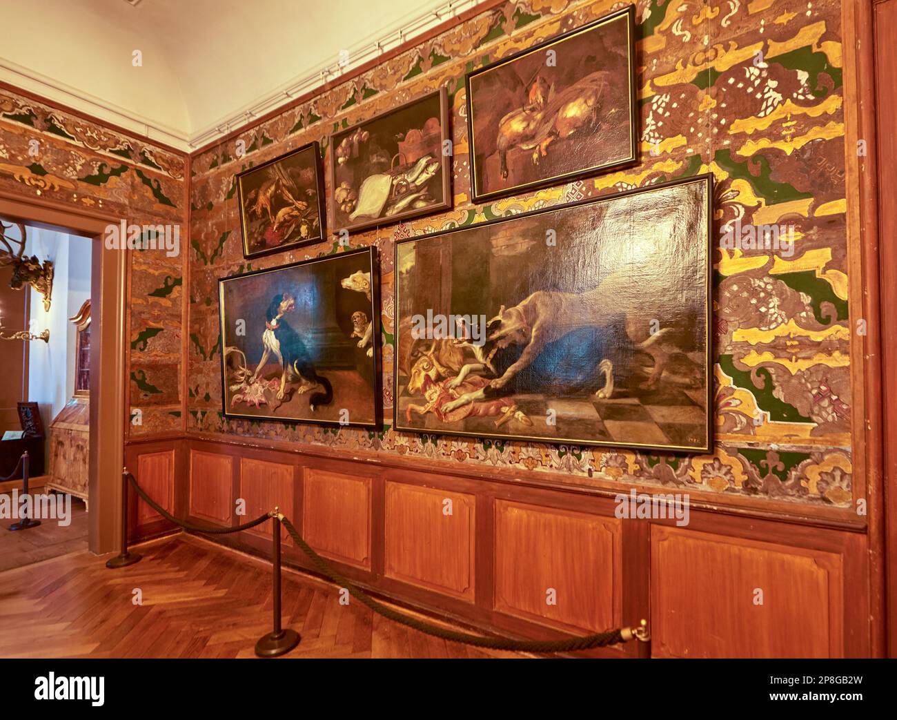 Dazzling interior of Moritzburg castle. Saxony, Germany Stock Photo - Alamy