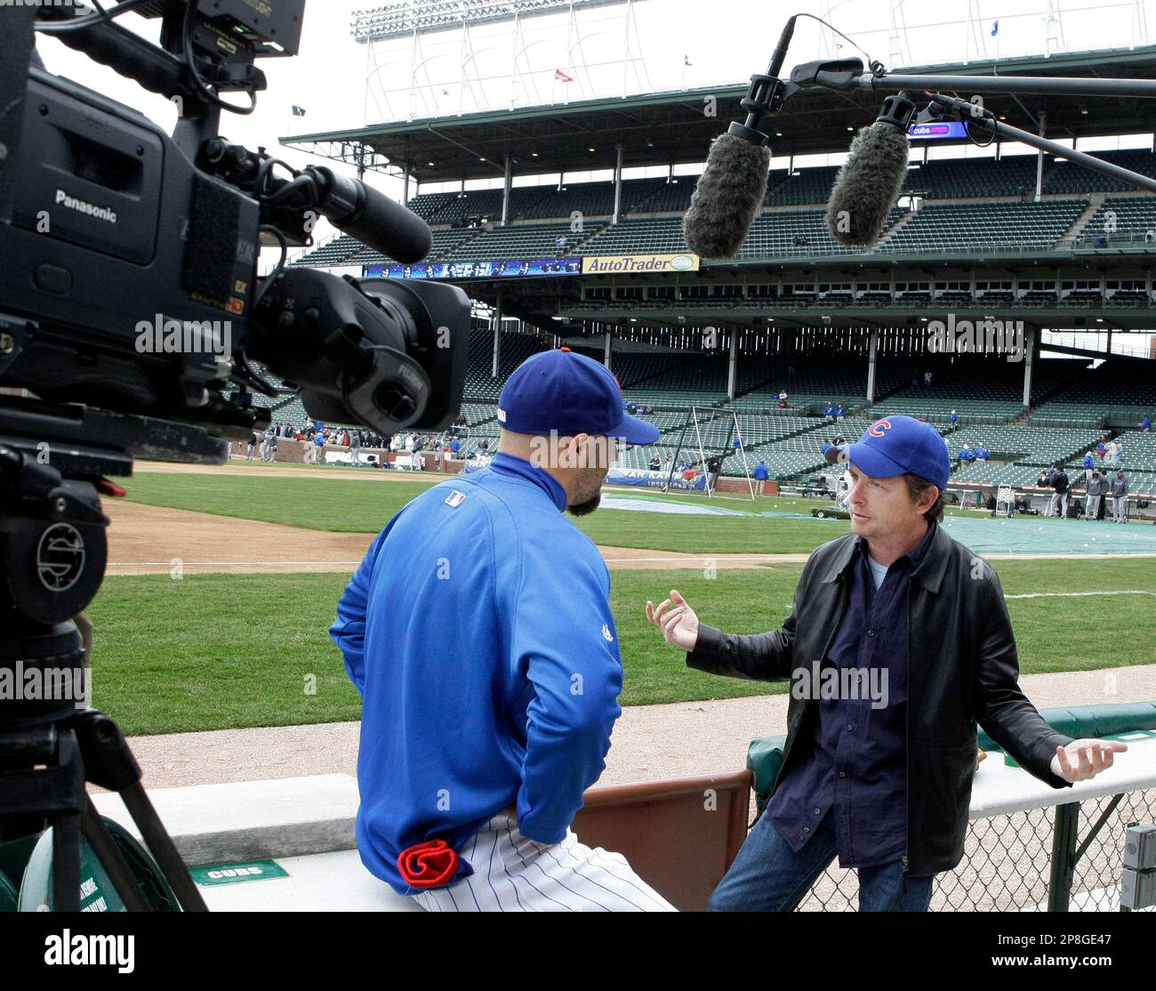 FILE - In this April 15, 2009 file photo, actor Michael J. Fox, right ...