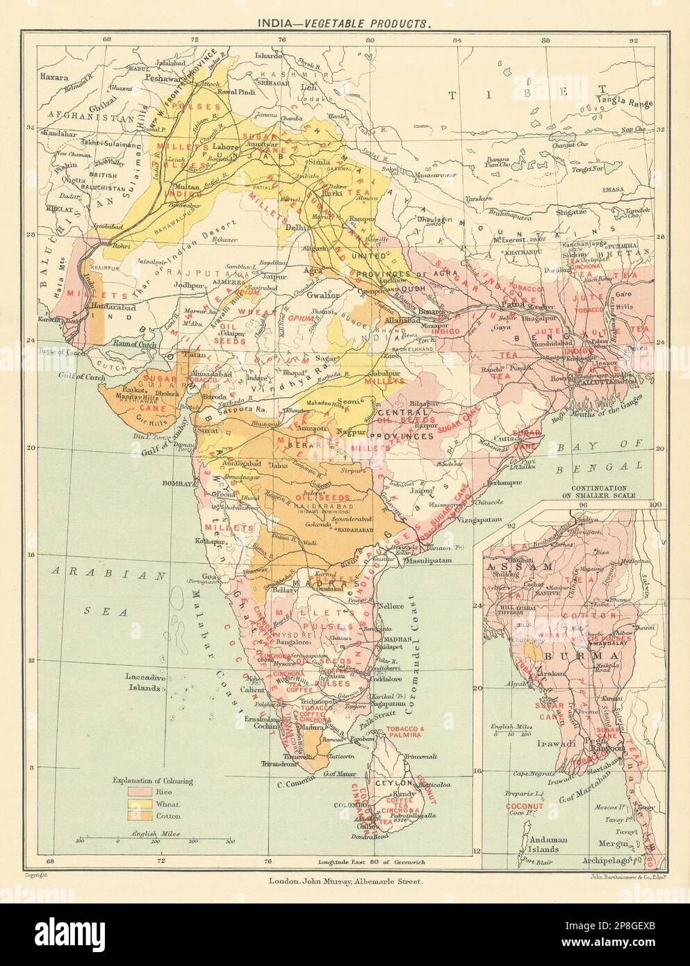 Map of rice hi-res stock photography and images - Alamy