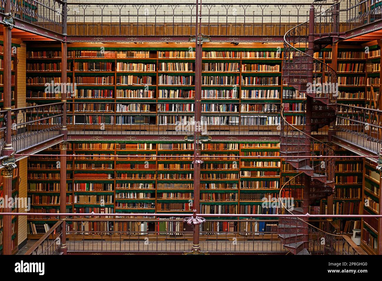 amsterdam, netherlands - 2023-03-06: rijksmuseum - library --- [credit ...