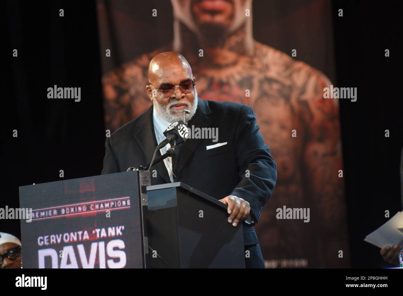 New York, USA. 08th Mar, 2023. Leonard Ellerbe attends the Gervonta ...