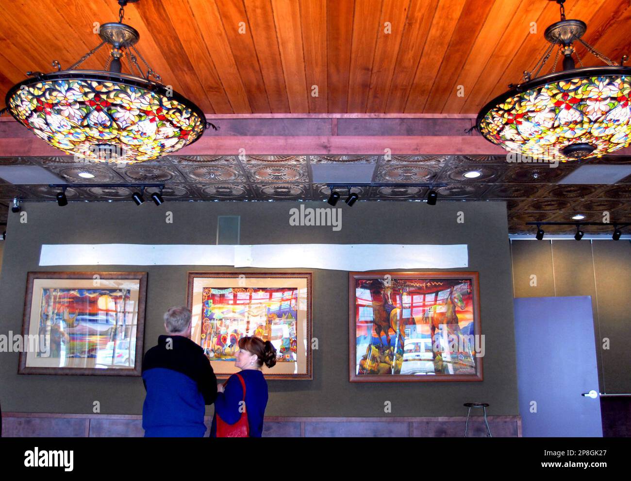 In this photo taken on Wednesday April 29, 2009, Ron Gray, left, and ...