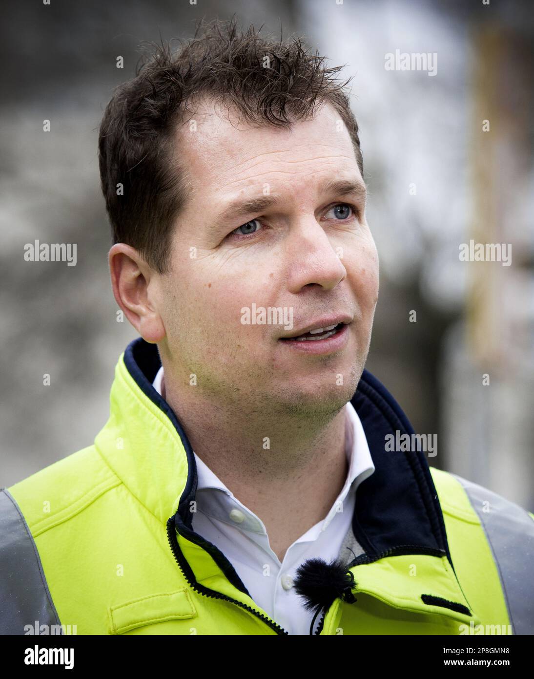 HAARLEM - CEO Maarten Otto of grid manager Alliander at a project of ...