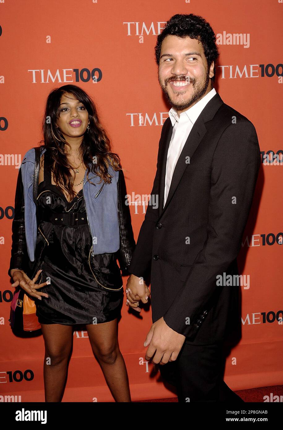 World music artist Maya Arulpragasam aka M.I.A., left, and boyfriend ...