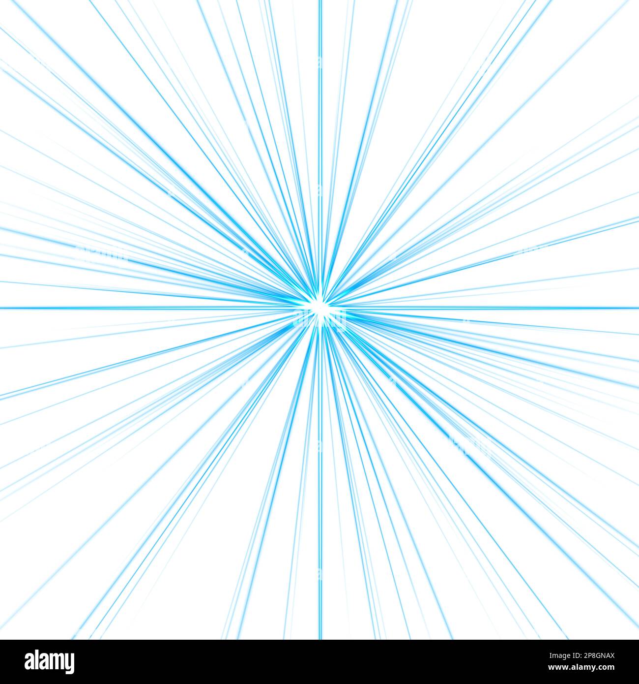 Digitally rendered Light effect rays flash radiance of star or sun ...
