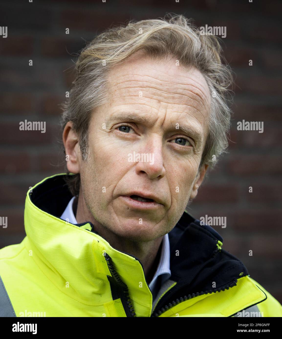 HAARLEM - CFO Walter Bien of grid manager Alliander at a project of ...