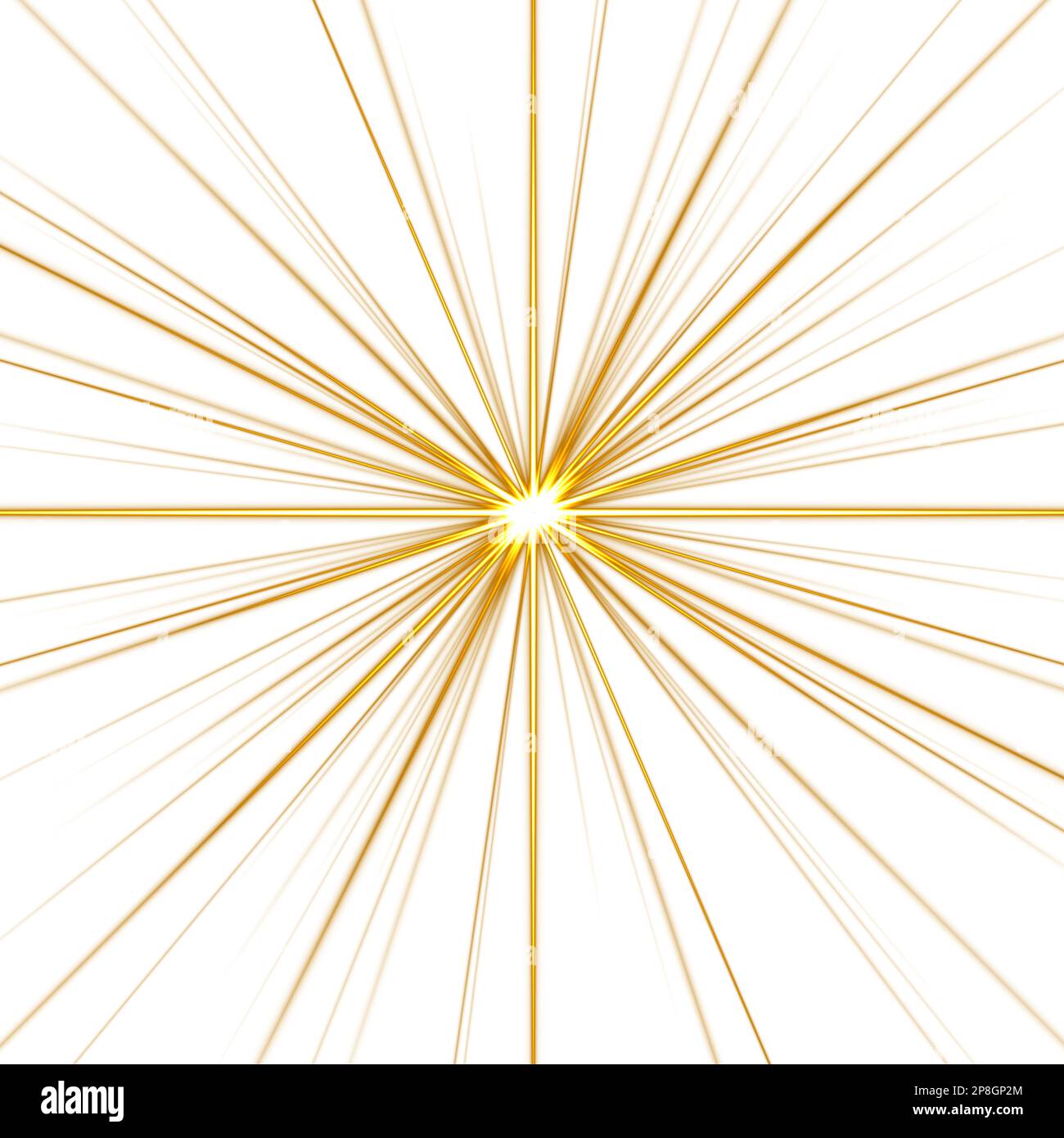 Digitally rendered Light effect rays flash radiance of star or sun ...