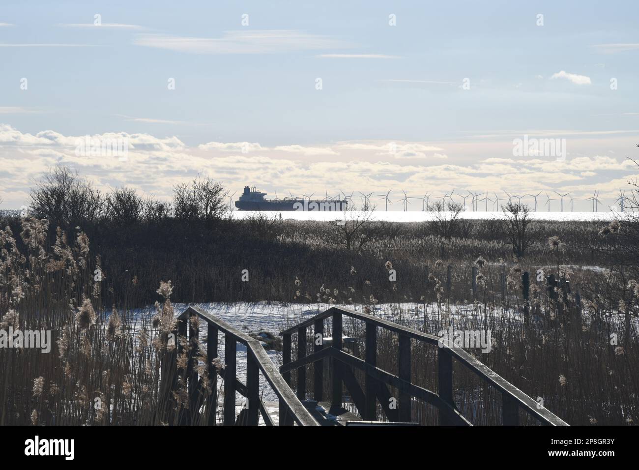 DragorDenmark/089March 2023/ View from Dragor old tiny fishing town ...