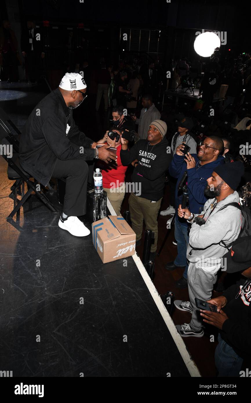 New York, USA. 08th Mar, 2023. Calvin Ford attends the Gervonta Davis ...