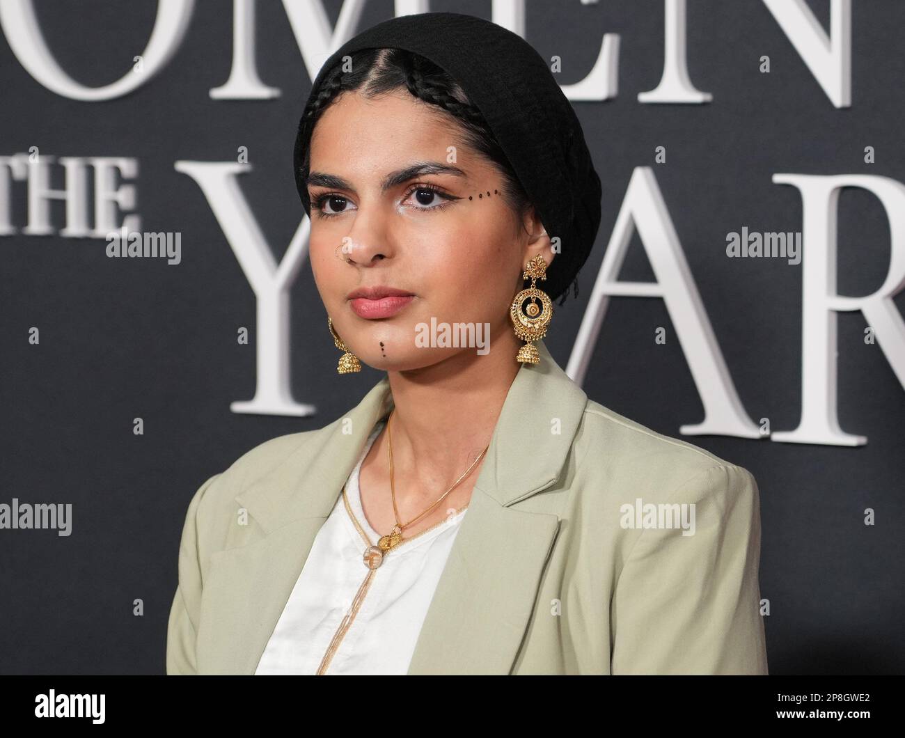 Los Angeles, USA. 08th Mar, 2023. Ayisha Siddiqa arrives at the TIME's ...