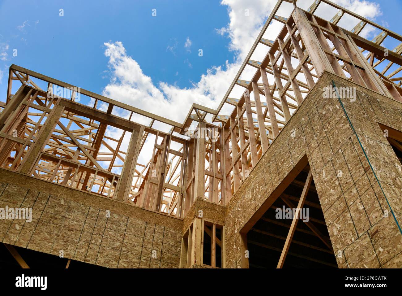 Stick house was constructed using combination of traditional modern ...