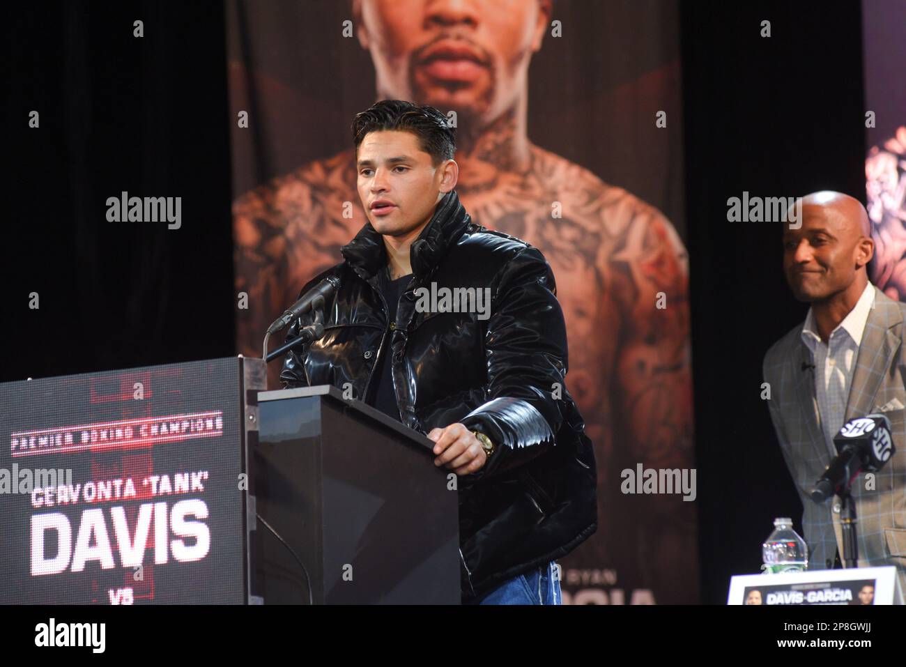 New York, USA. 08th Mar, 2023. Ryan Garcia attends the Gervonta Davis ...
