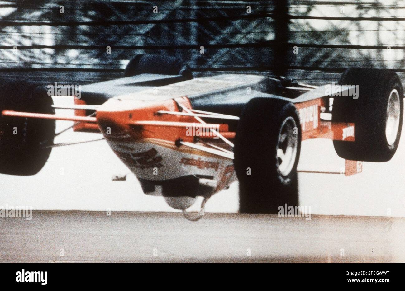 FILE - In this May 3, 1987 file photo, Pancho Carter's car goes ...