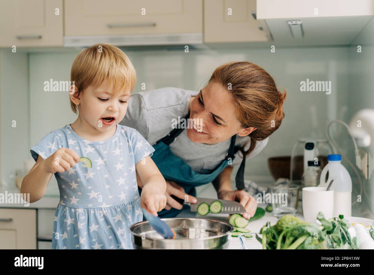 Family mother daughter funny cut hi-res stock photography and images ...