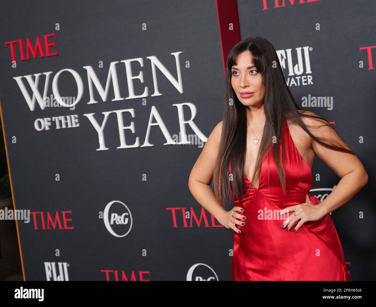 Los Angeles, USA. 08th Mar, 2023. Sarah Bahbah arrives at the TIME's ...