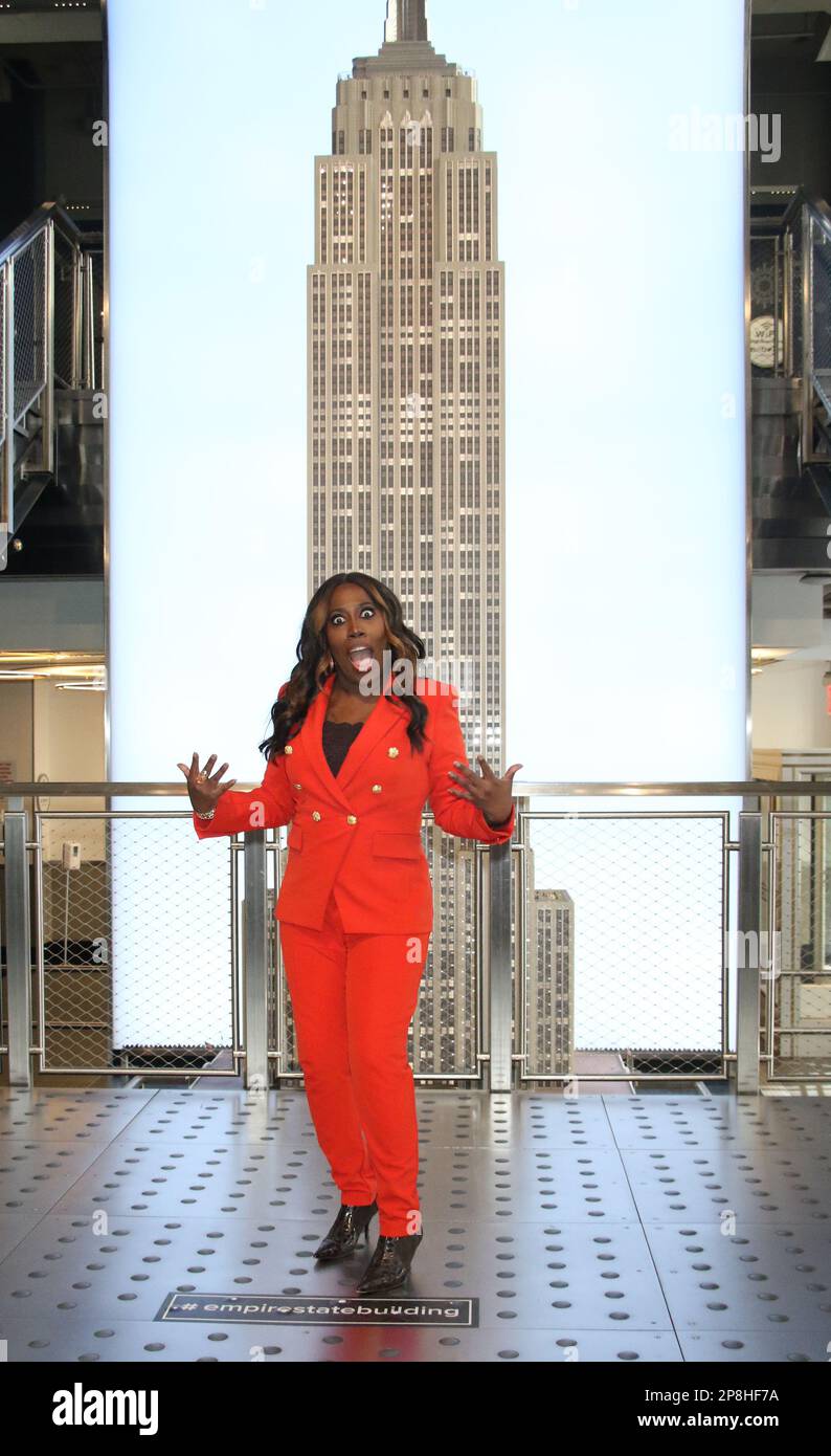 March 07 2023 Sheryl Underwood from The cast of The Talk visit the ...