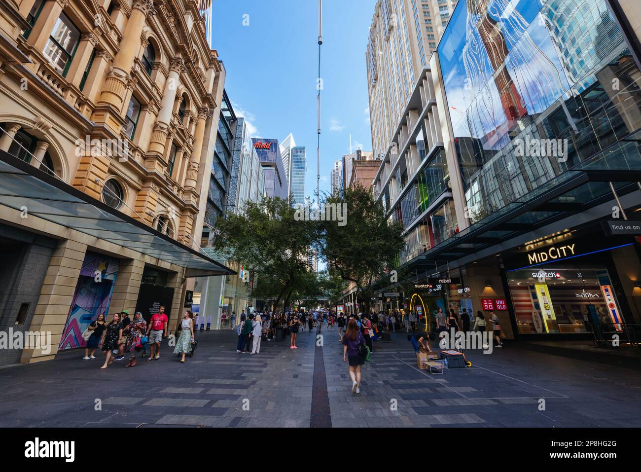 Pitt St Mall in Sydney Australia Stock Photo - Alamy