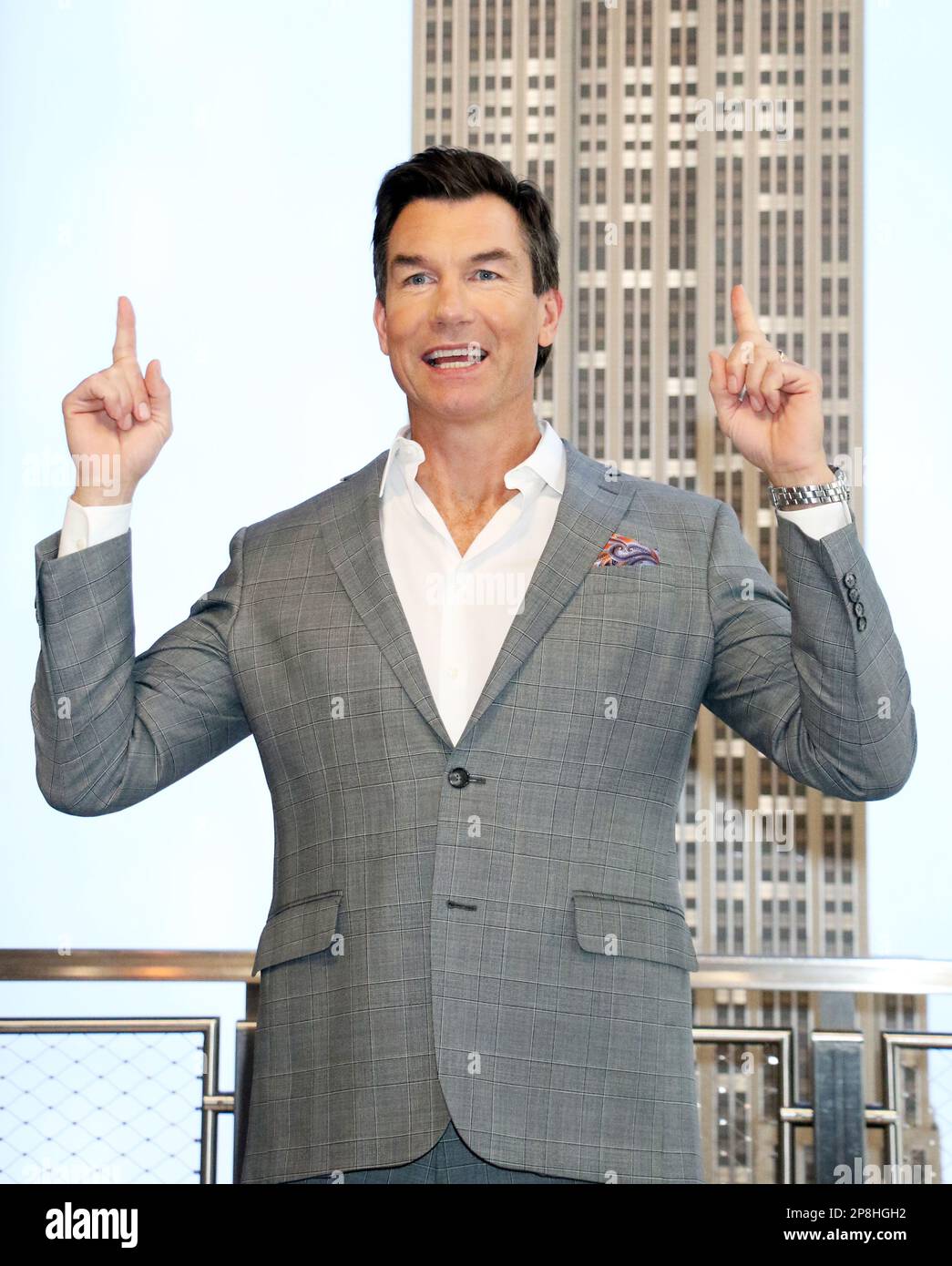 March 07 2023 Jerry O'Connell, from The cast of The Talk visit the ...