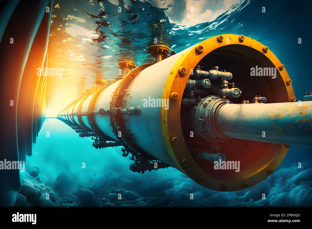 Gas fuel pipeline sabotage hi-res stock photography and images - Alamy