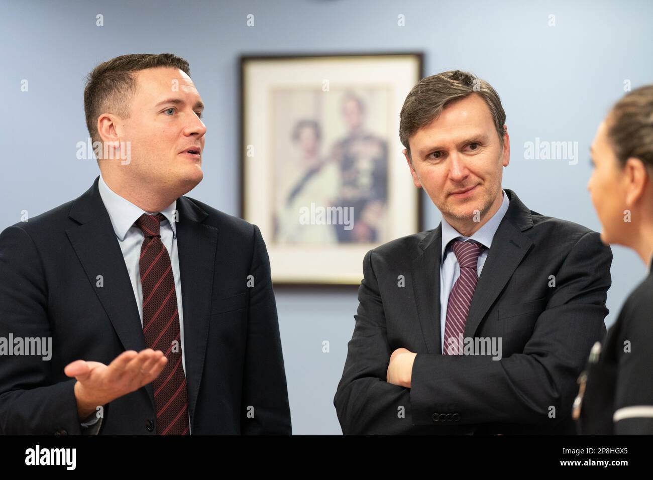 Shadow health secretary Wes Streeting (left) and Labour Parliamentary ...