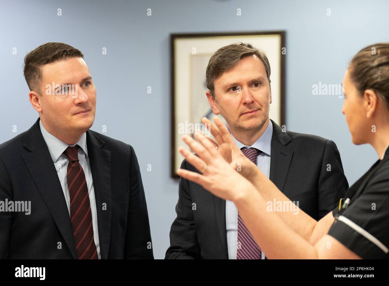 Shadow health secretary Wes Streeting and Labour Parliamentary ...