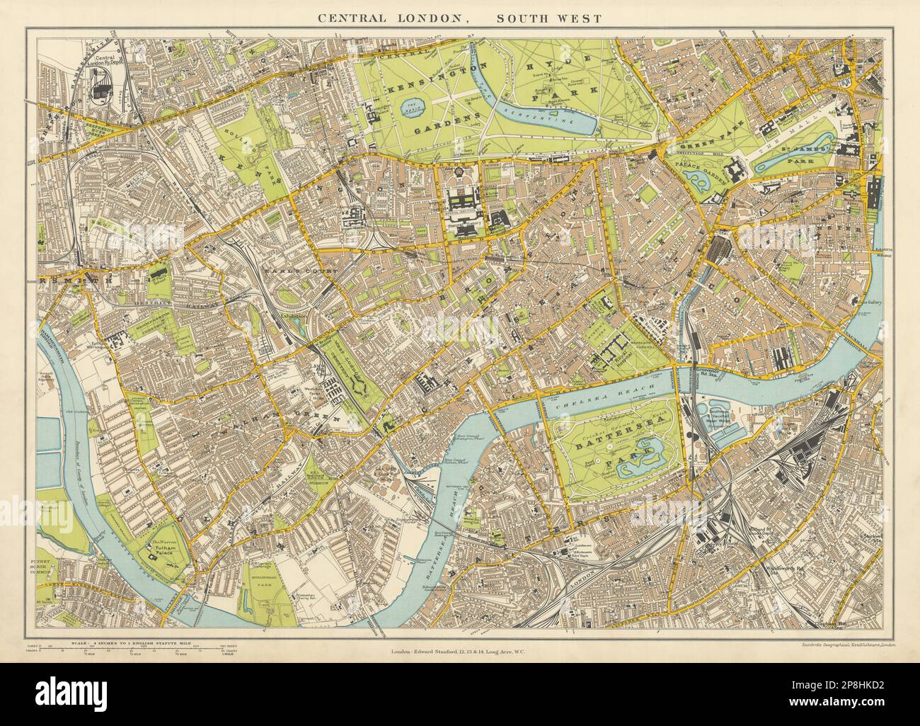 Central London S.W. Battersea Chelsea Kensington Westminster. STANFORD ...