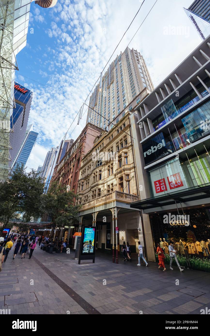 Pitt St Mall in Sydney Australia Stock Photo - Alamy