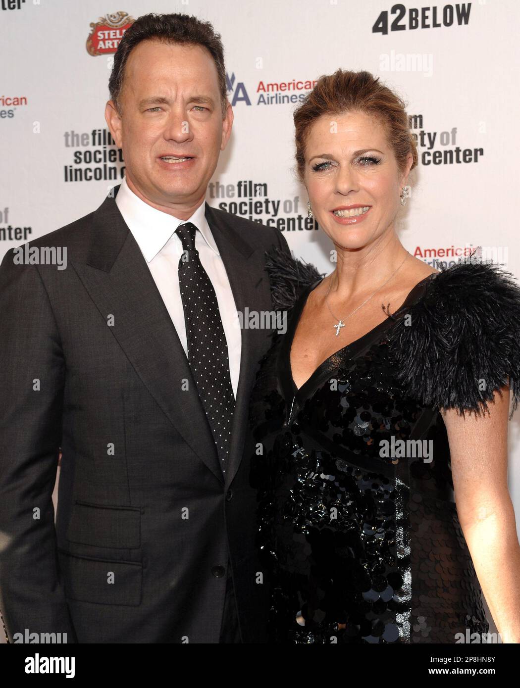 The Film Society of Lincoln Center honoree actor Tom Hanks and his wife ...