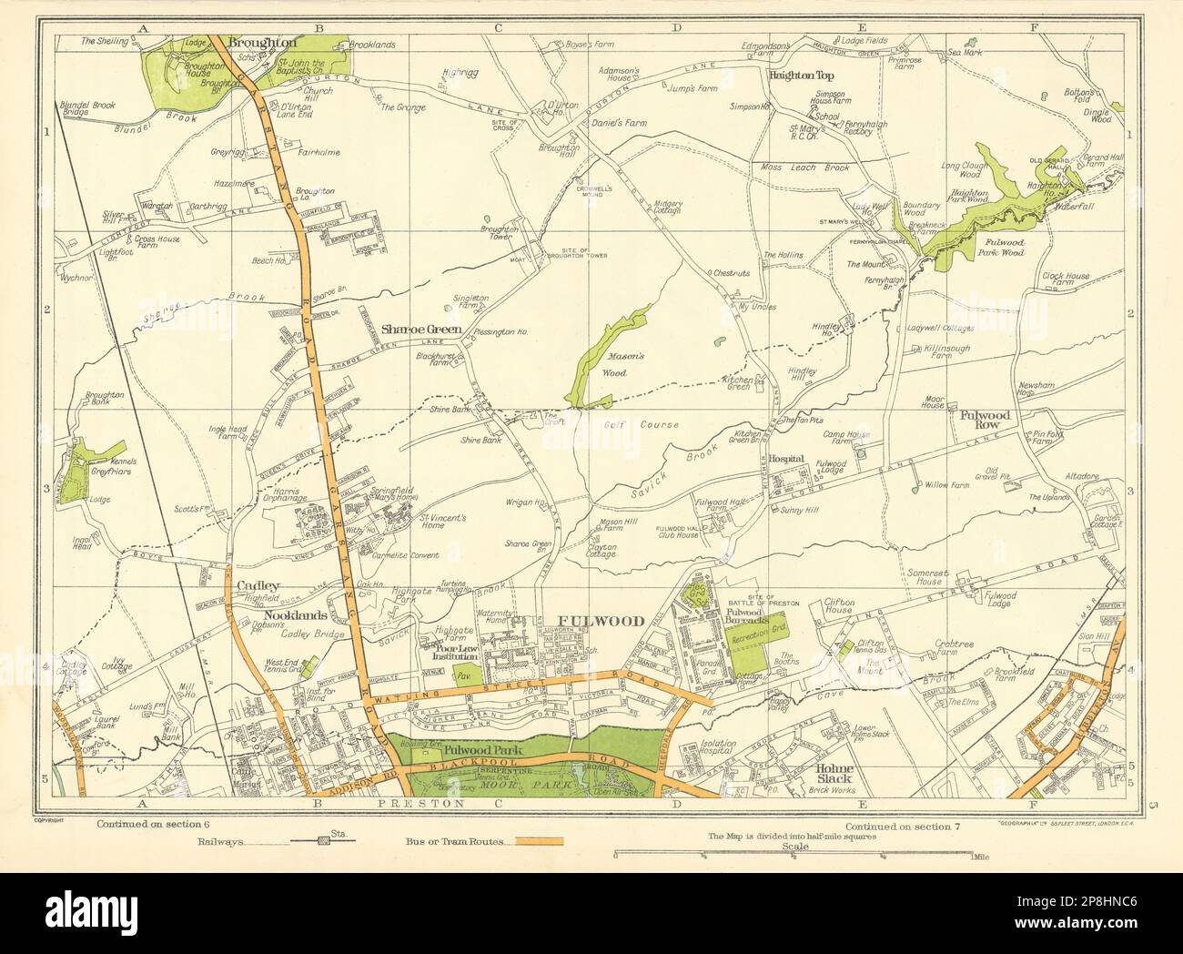 Lancashire map 20th century hi-res stock photography and images - Alamy
