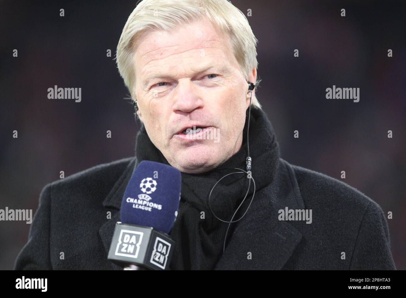 Munich, Germany. , . Oliver KAHN, FcBayern president during a TV ...