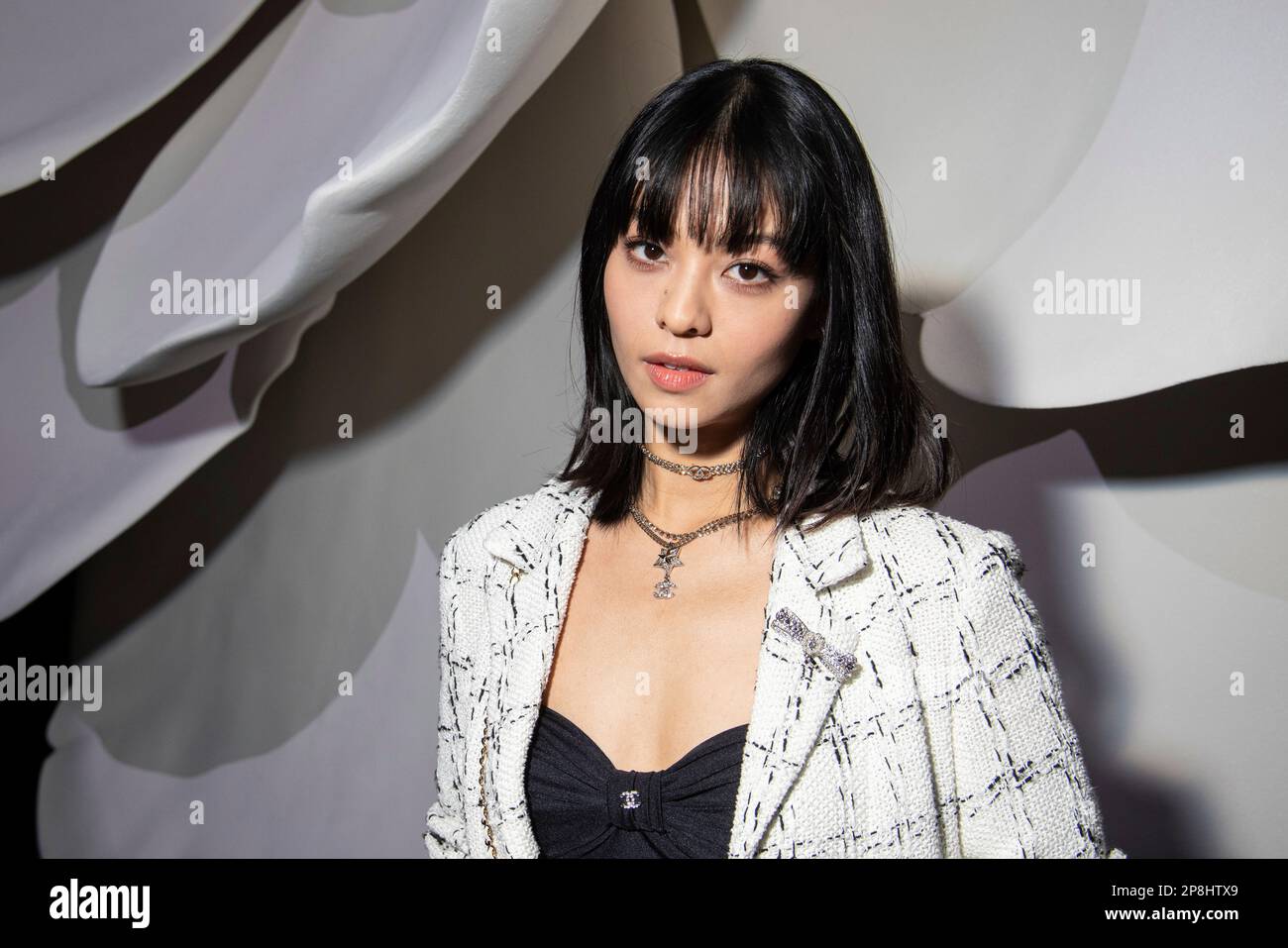 Nana Komatsu attends the Chanel Fall/Winter 2023-2024 ready-to-wear ...