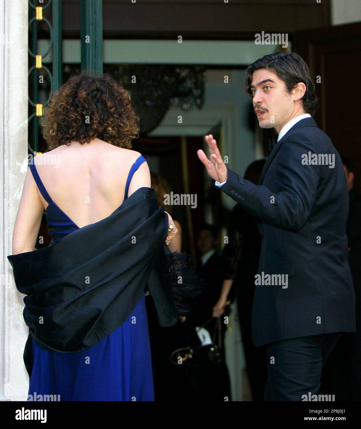 Italian Actors Riccardo Scamarcio, right, and Valeria Golino arrive for ...