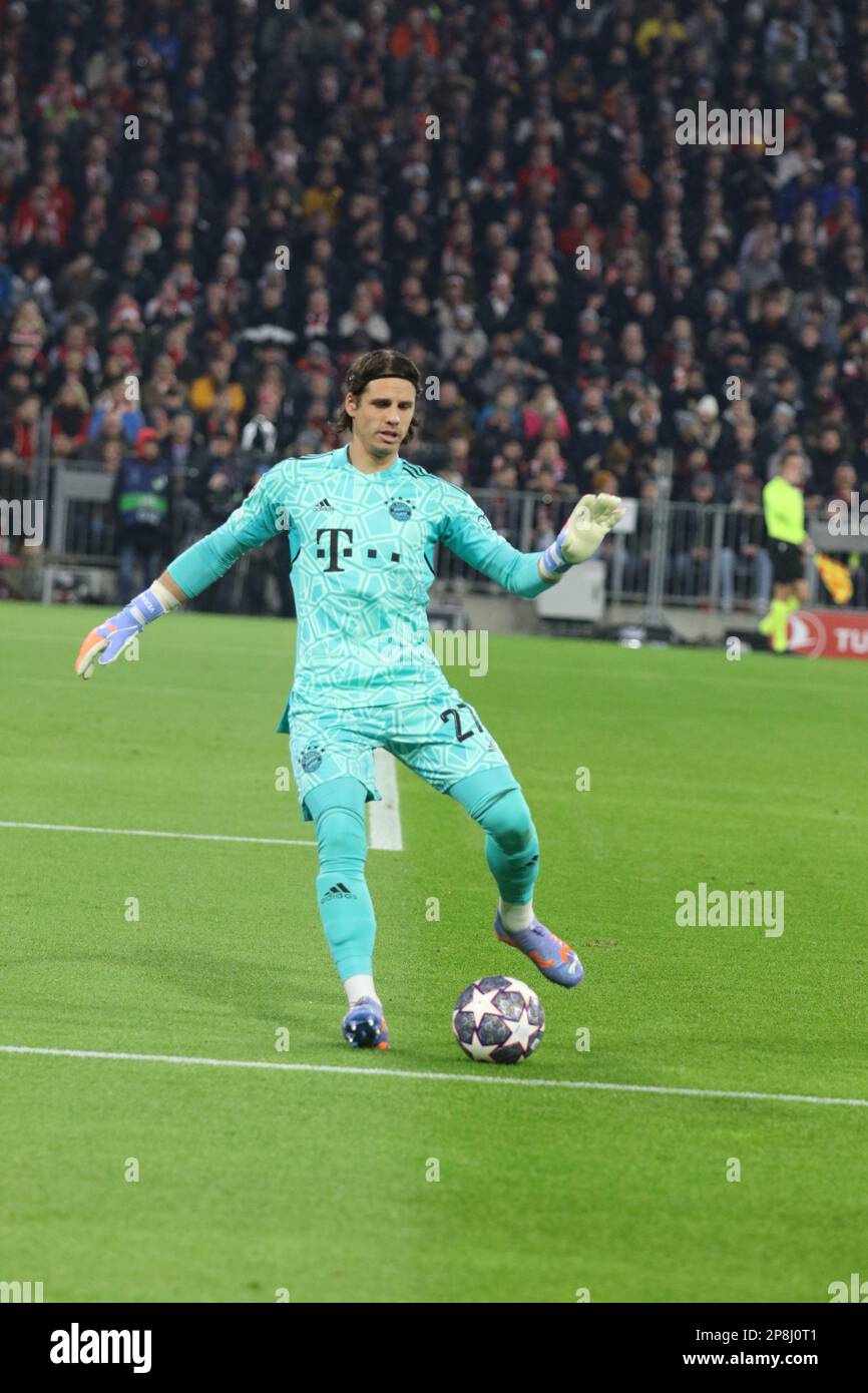 Munich, Germany. , . 1 Yann SOMMER, Keeper of FcBayern, FOOTBALL, UEFA ...