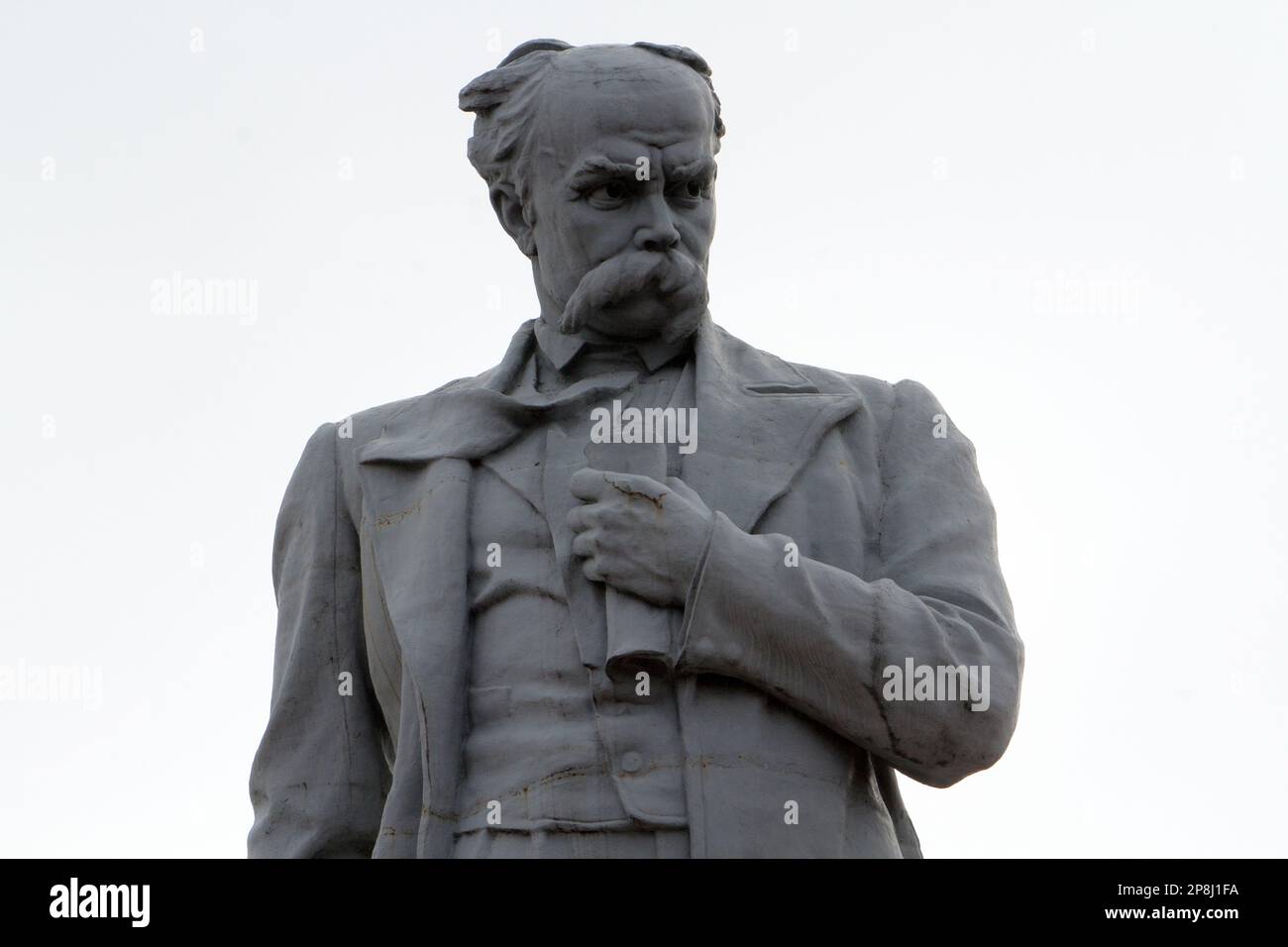 DNIPRO, UKRAINE - MARCH 9, 2023 - The monument to Taras Shevchenko on ...