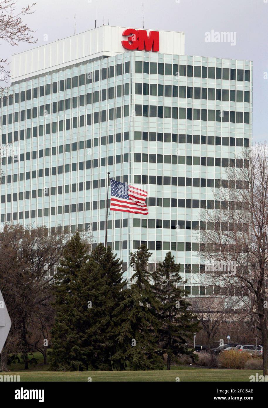 The headquarters of 3M Co., is shown Thursday, April 23, 2009, in ...