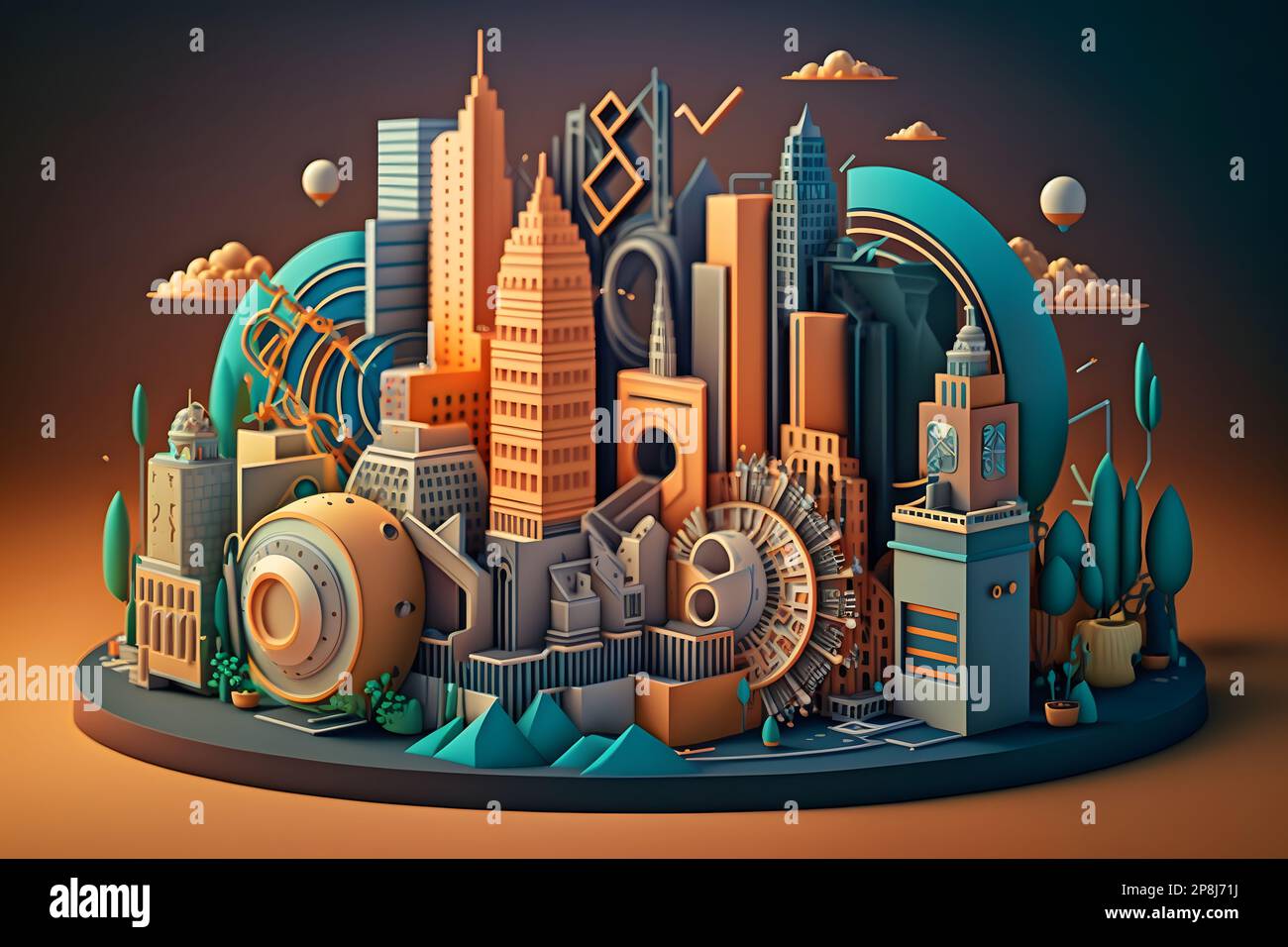 Digital architecture model hi-res stock photography and images - Alamy