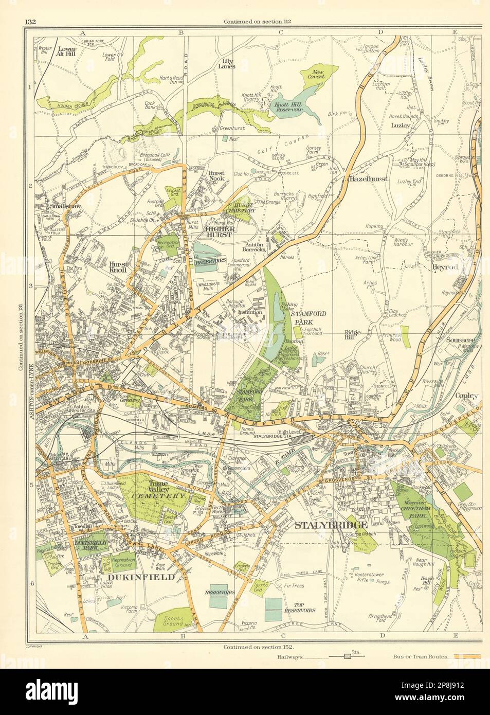 LANCASHIRE Ashton-Under-Lyne Stalybridge Dukinfield Higher Hurst Knoll ...