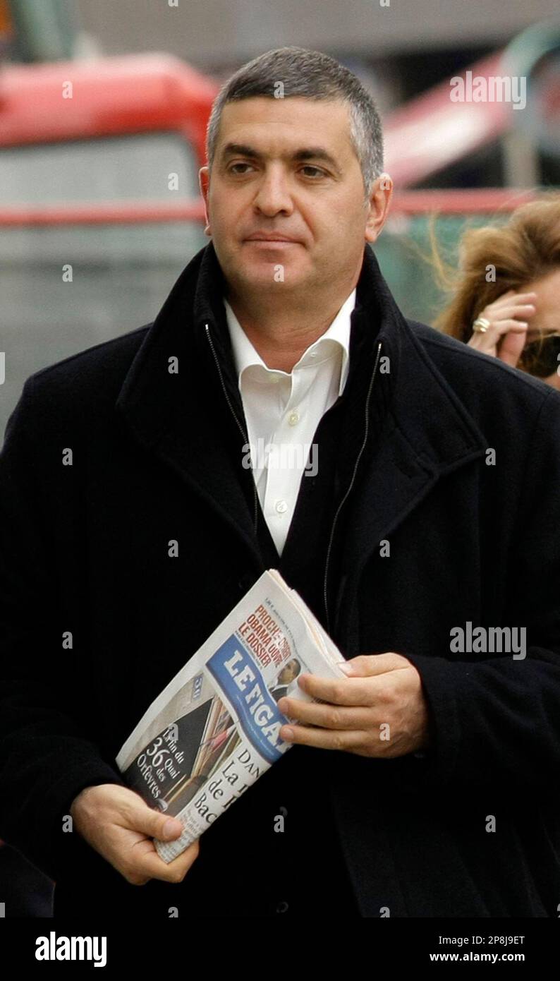 Guy Bonomo, father of murdered French student Laurent Bonomo, arrives ...