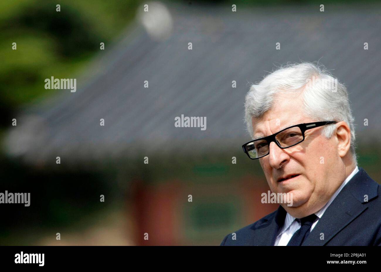 Prada CEO Patrizio Bertelli participates at an opening ceremony for a ...