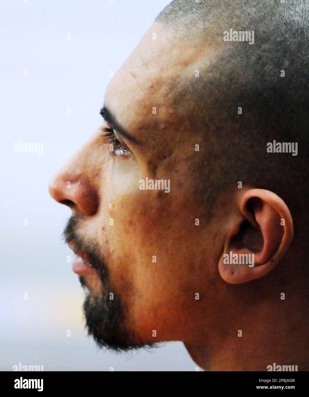 Allen Andrade tears up as his sister testifies during his sentencing ...