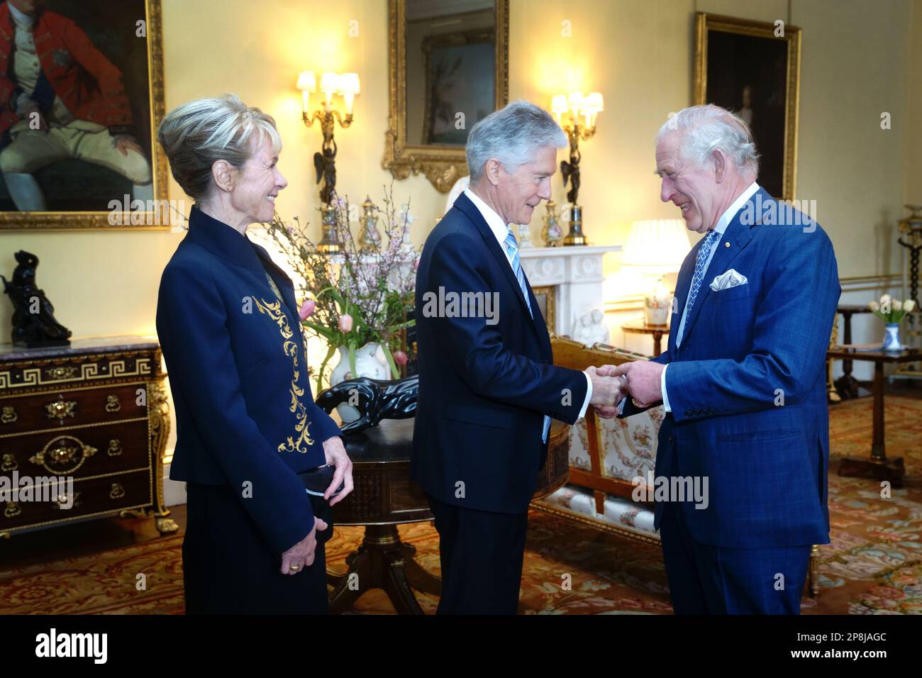 King Charles III receives the High Commissioner for the Commonwealth of ...