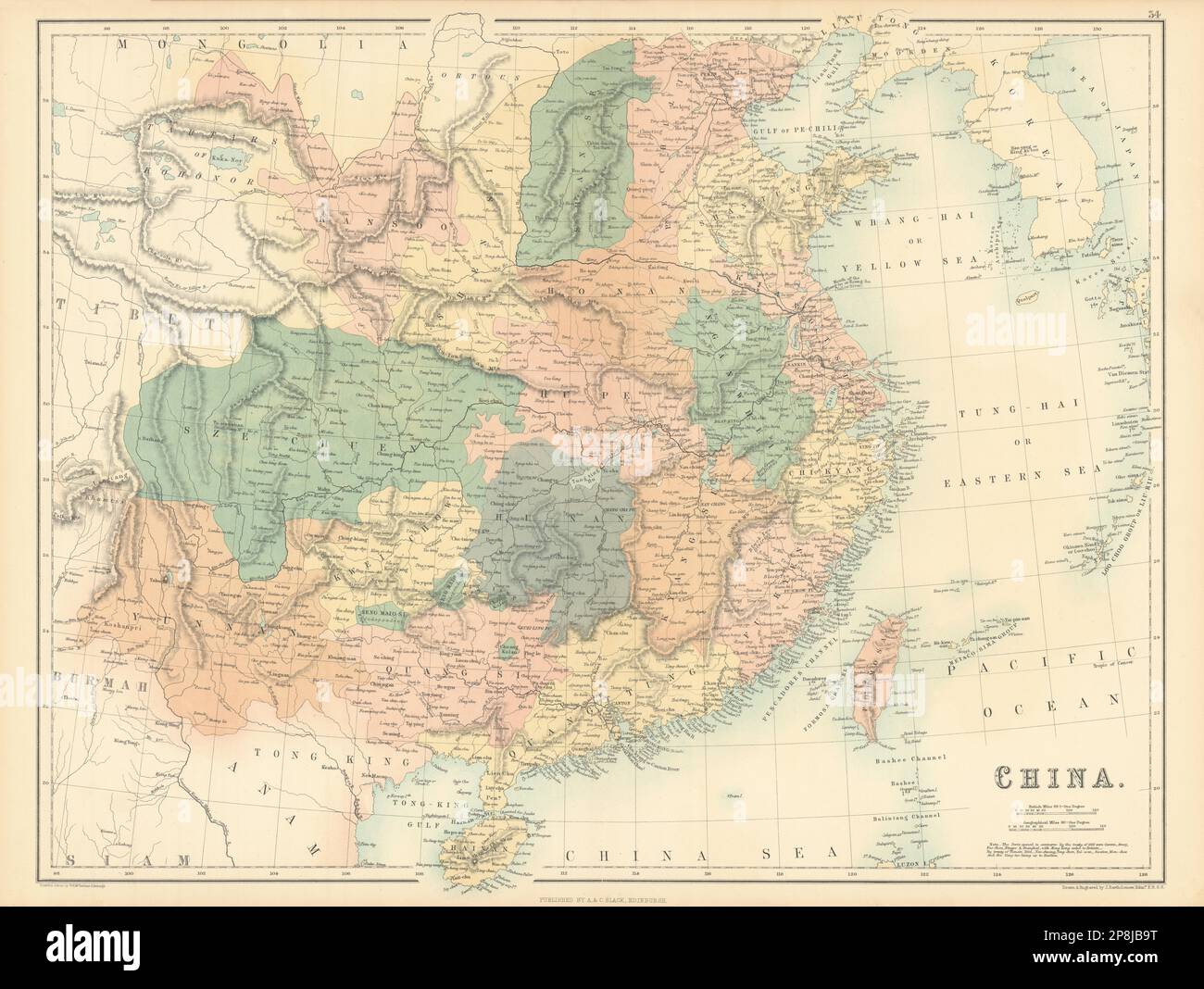 Map china provinces hi-res stock photography and images - Alamy