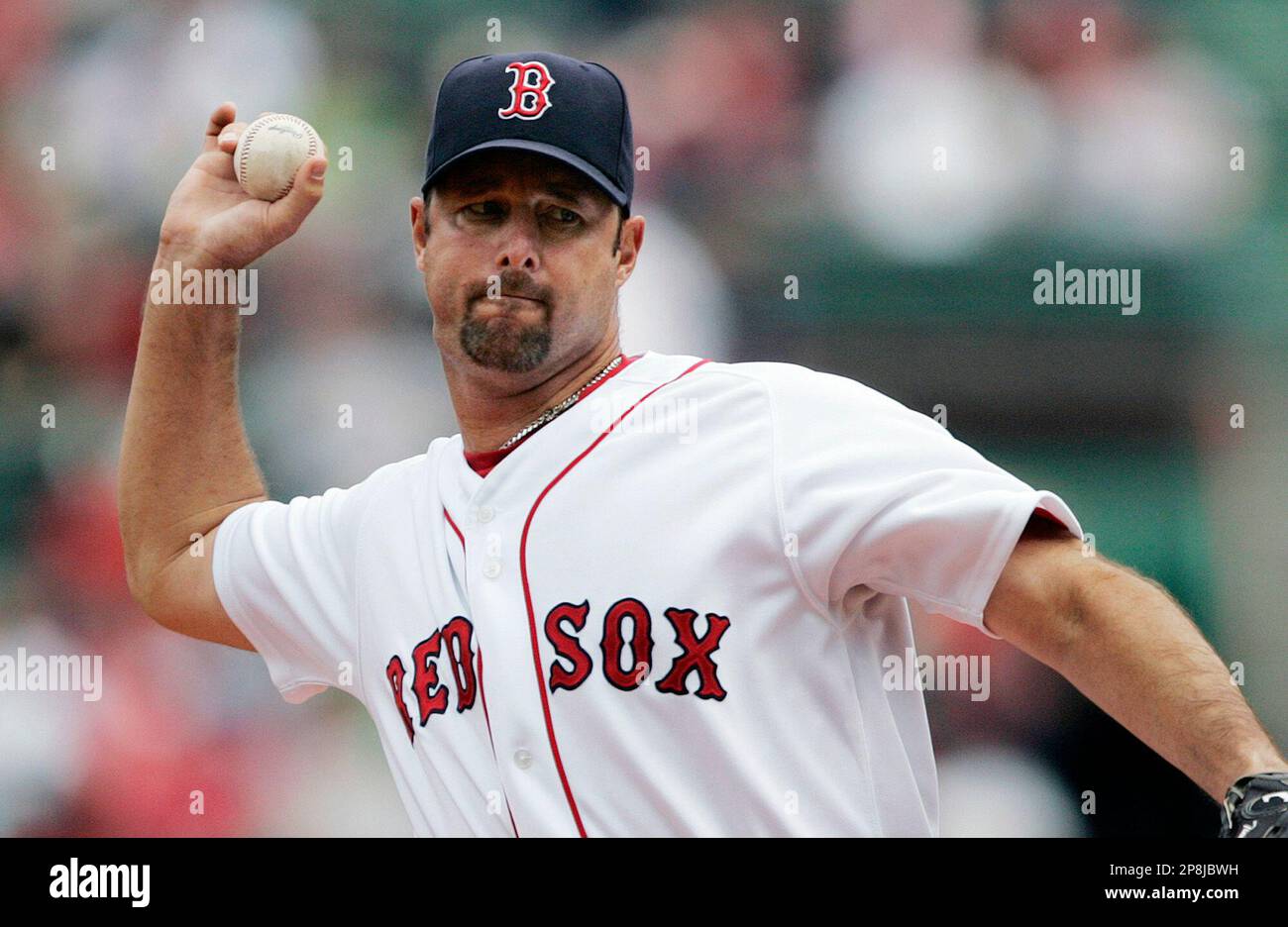 Boston Red Sox's Tim Wakefield pitches against the Minnesota Twins in ...