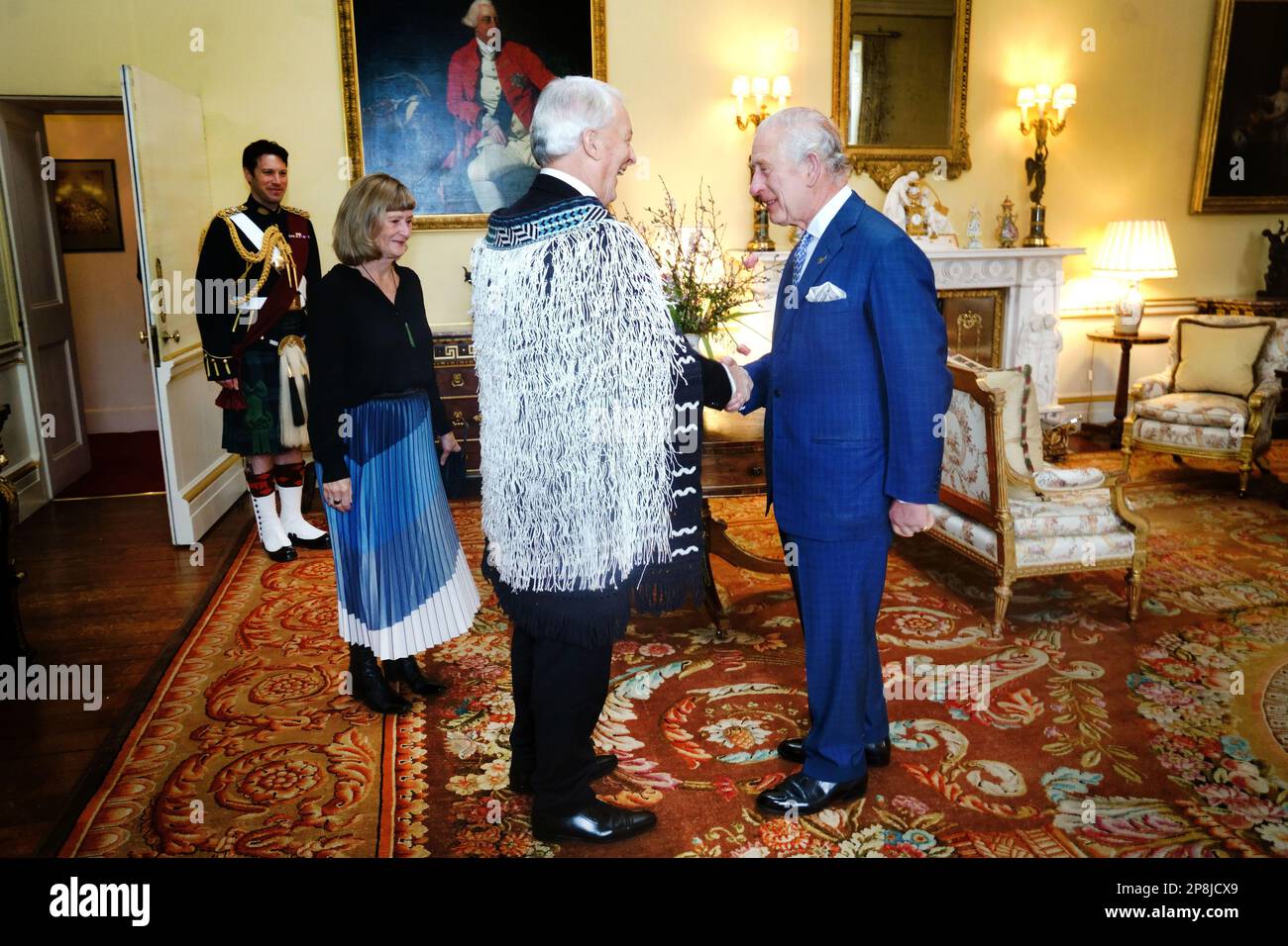 King Charles III receives the High Commissioner for New Zealand, Philip ...